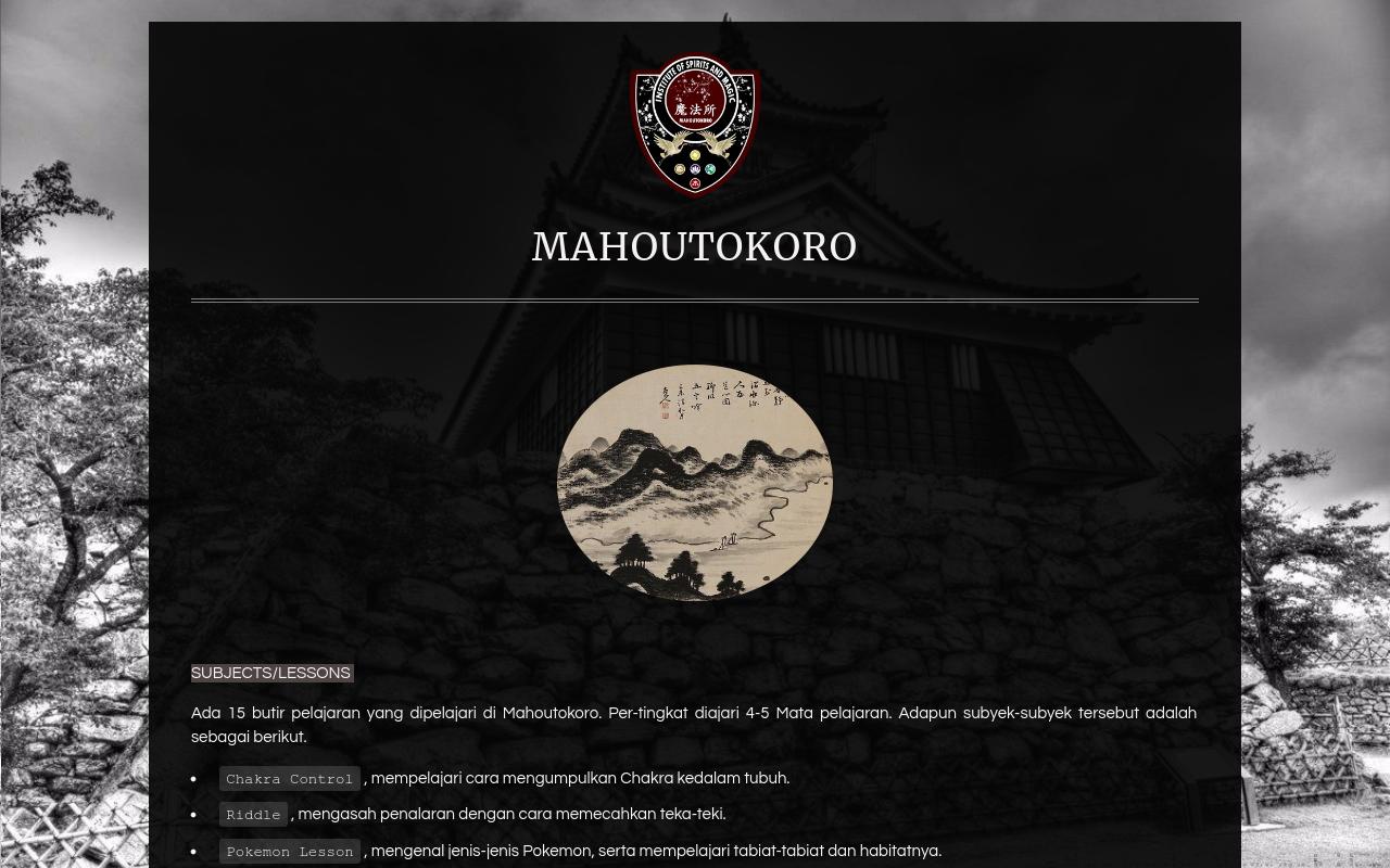 Mahoutokoro Official